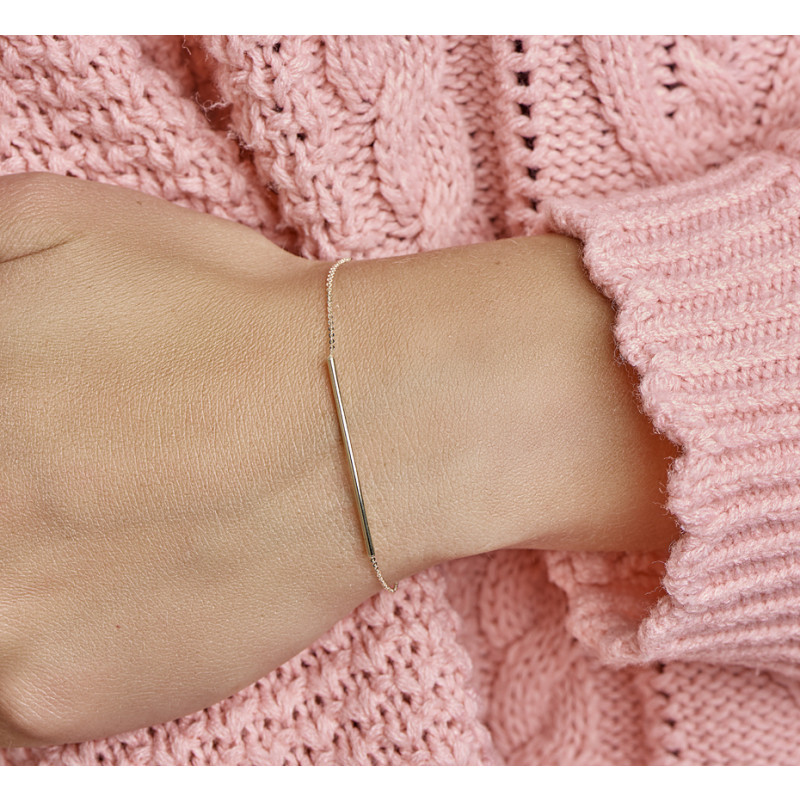 Gouden armband balkje | Mostert Juweliers