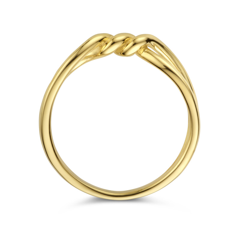 14-karaat gouden ring met knoop 5 mm | Mostert Juweliers