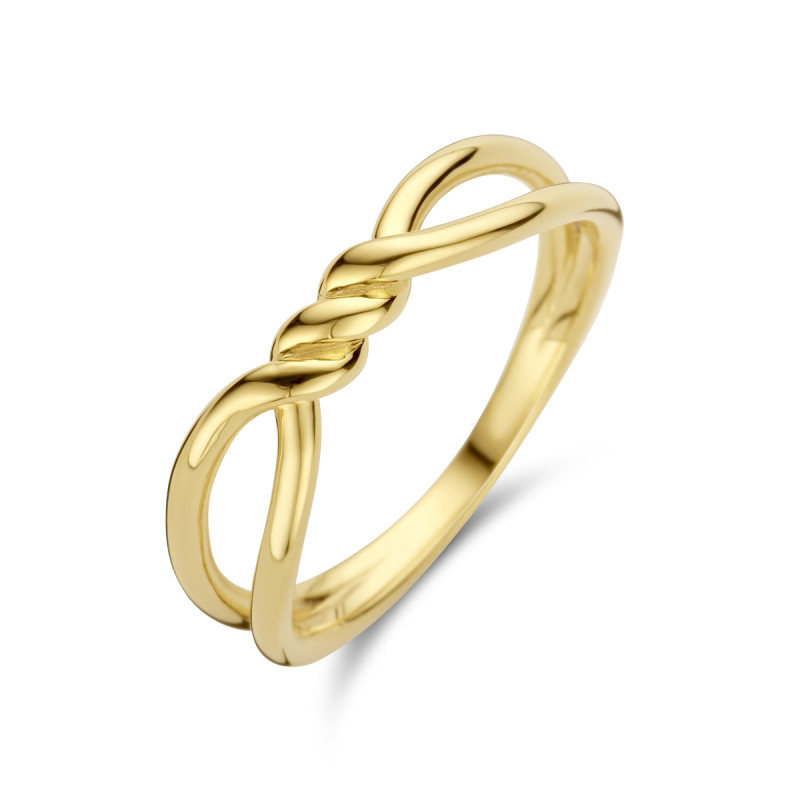 14-karaat gouden ring met knoop 5 mm | Mostert Juweliers