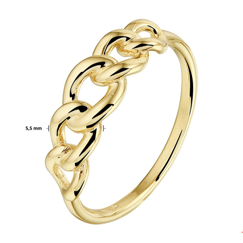 Echt 14 krt gouden ring | Mostert Juweliers